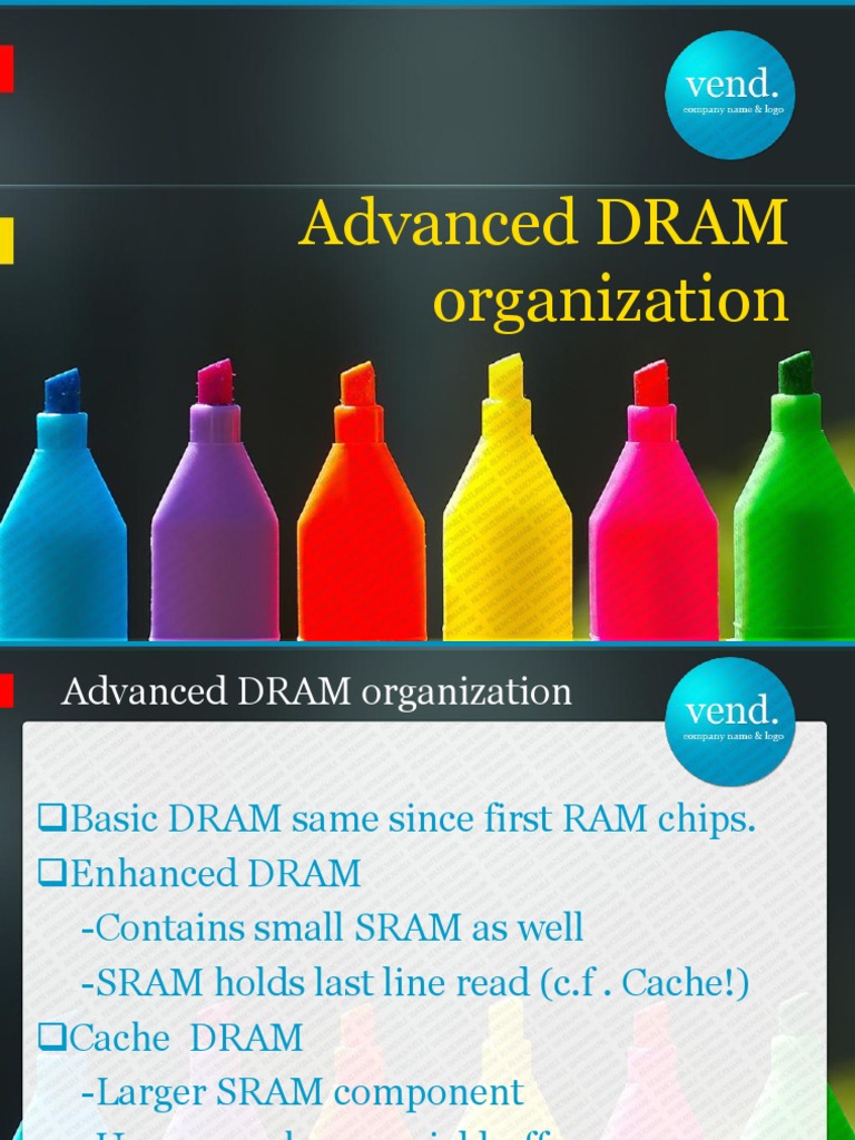 Advanced DRAM Types and Organization | PDF