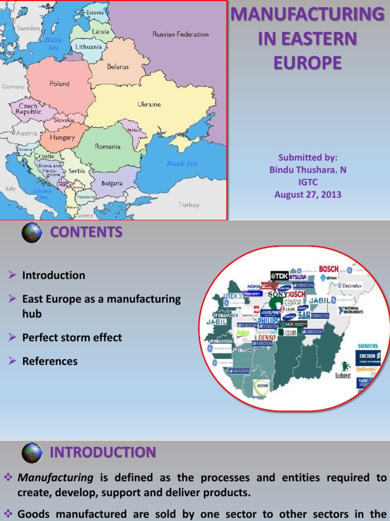 Eastern Europe Manufacturing | PDF | European Union | Innovation