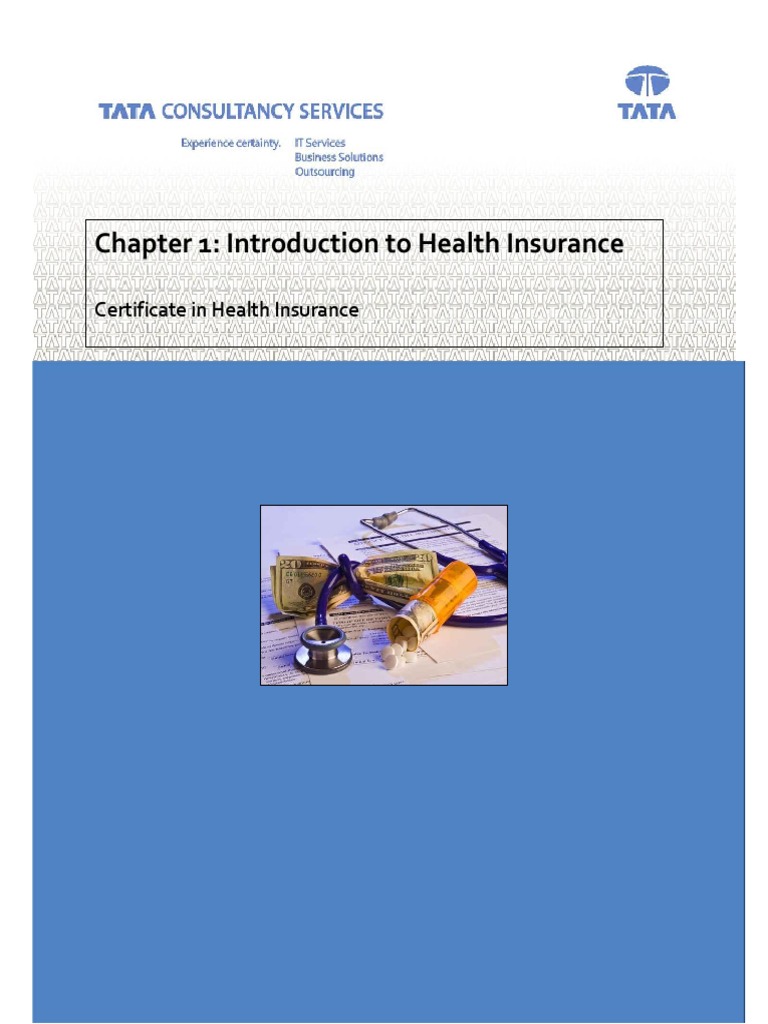 Chapter 1 Introduction To Health Insurance | PDF | Insurance | Deductible