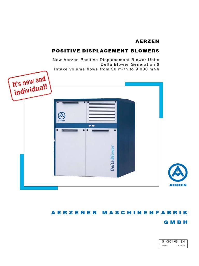 Aerzen Delta Blowers Overpressure G1 068 03 en | PDF | Cylinder (Engine ...