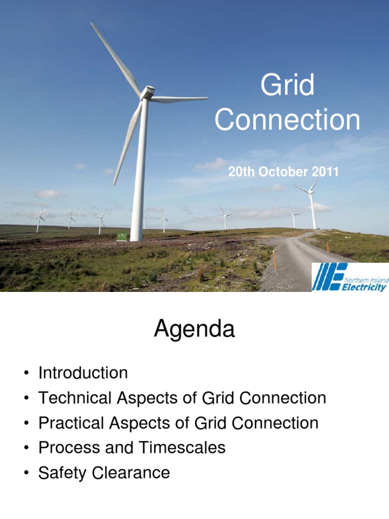 Grid Connection - NIE | PDF | Electrical Grid | Wind Power