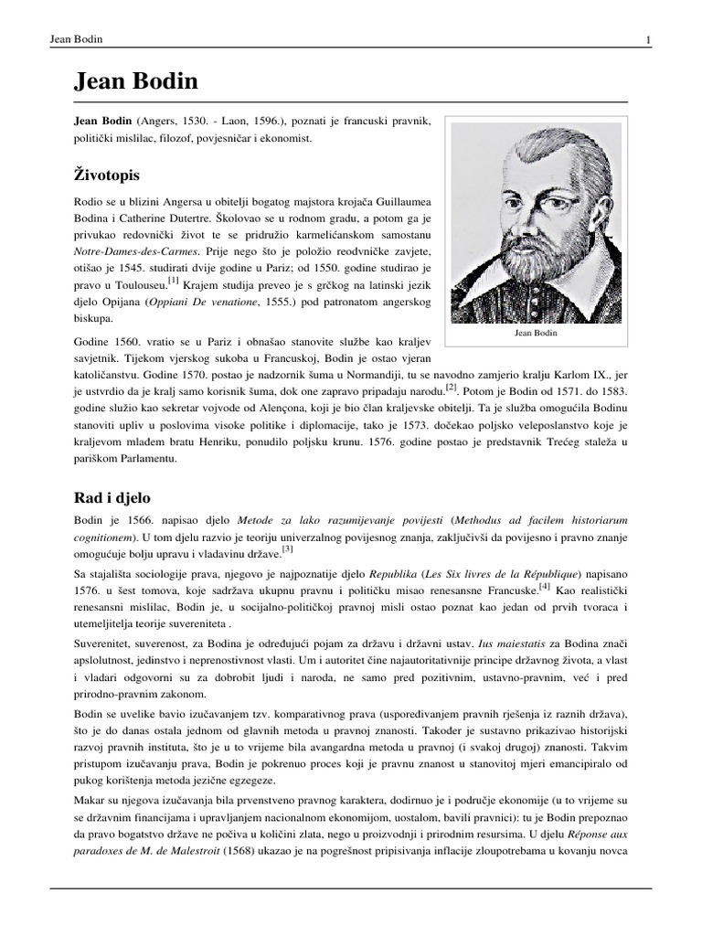 Jean Bodin | PDF