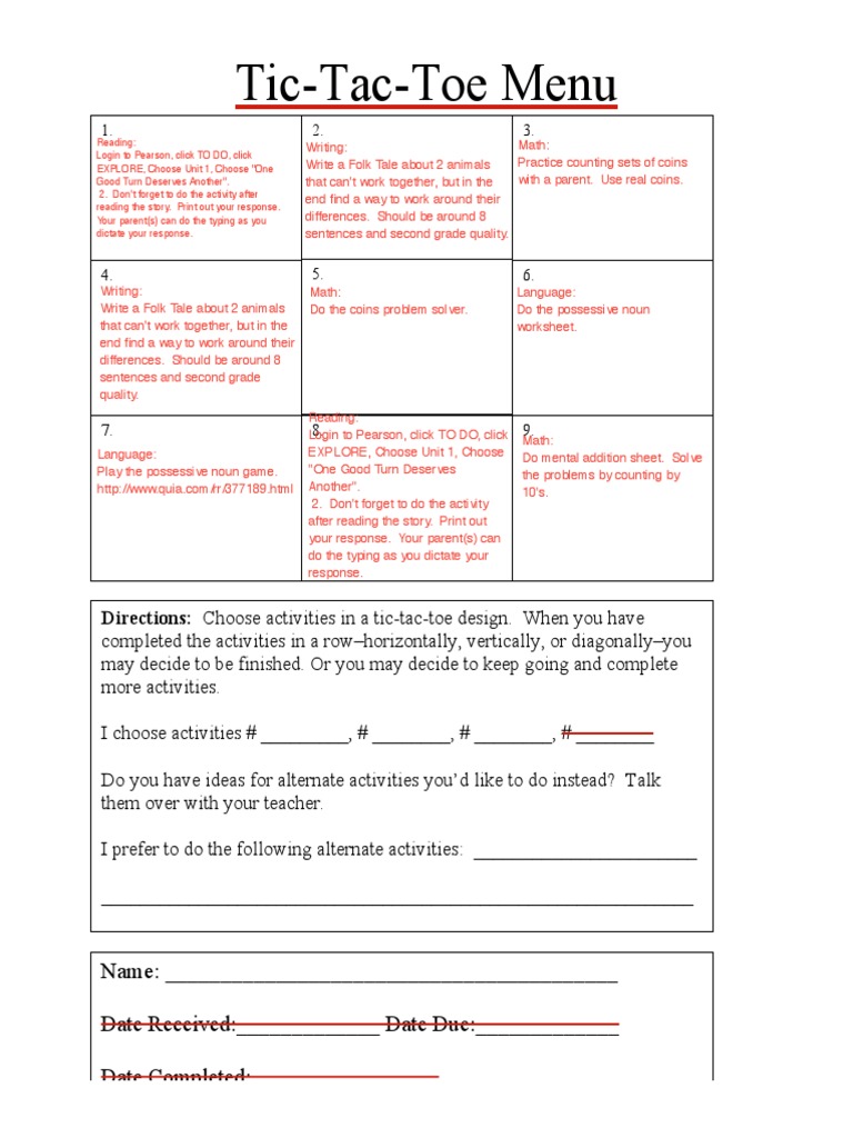 Tic Tac Toe | PDF