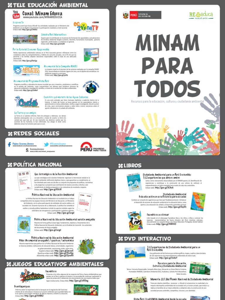 MINAM PARA TODOS | Perú | Red mundial