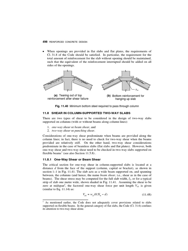 Shear in Slabs | PDF | Column | Beam (Structure)