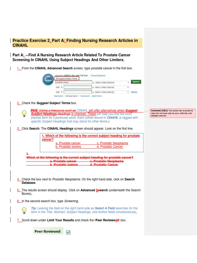 Module 5 Practice Exercise 2.1 | PDF | Systematic Review | Hyperlink