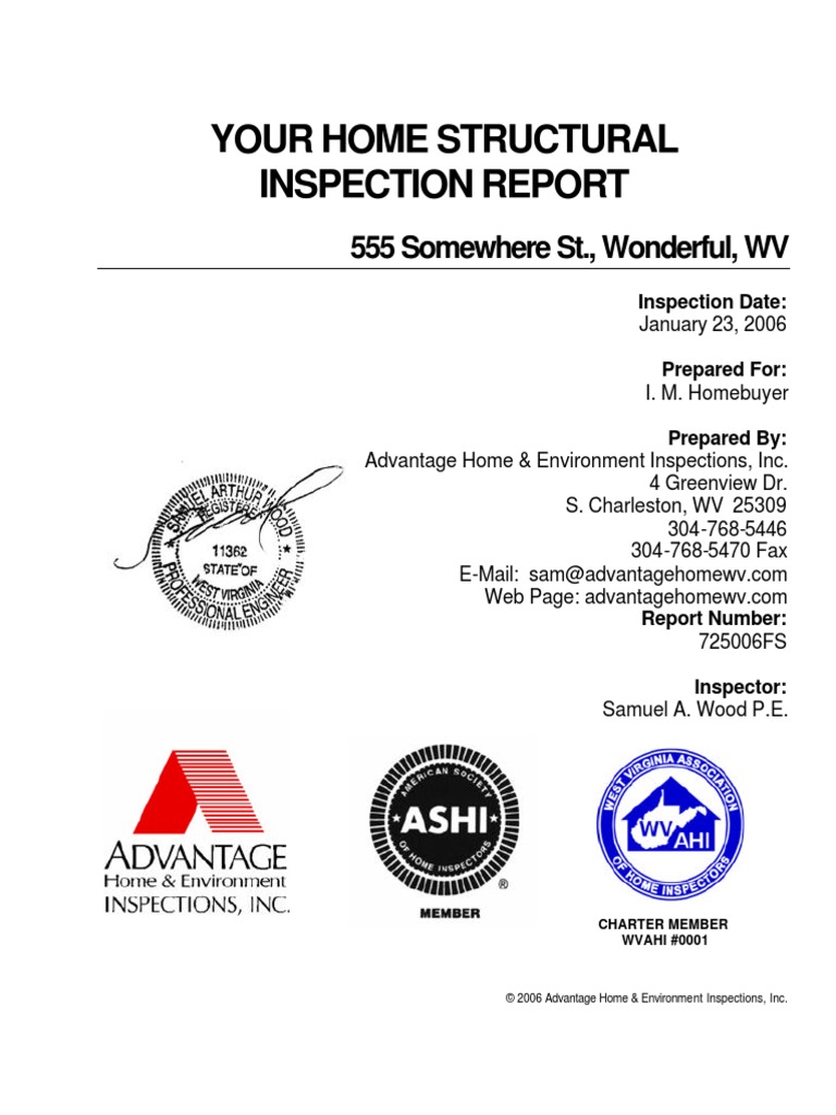 Sample Structural Report | PDF | Basement | Architectural Design