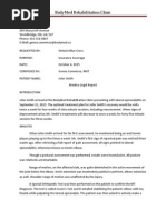 Sample Medico-Legal Report | PDF | Vertebral Column | Musculoskeletal ...
