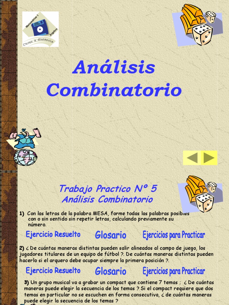05 Análisis Combinatorio.ppt | Bit | Triángulo 05 Análisis Combinatorio.ppt | Bit | Triángulo
