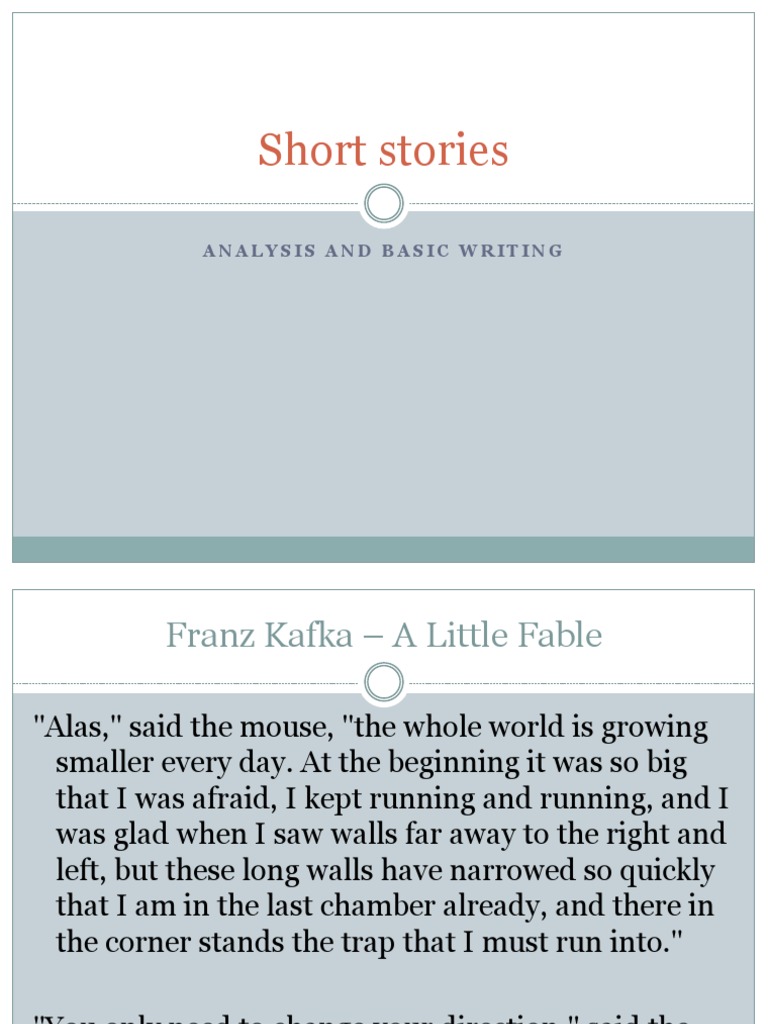 Hkdse Short Stories Powerpoint | PDF | Short Stories | Narration