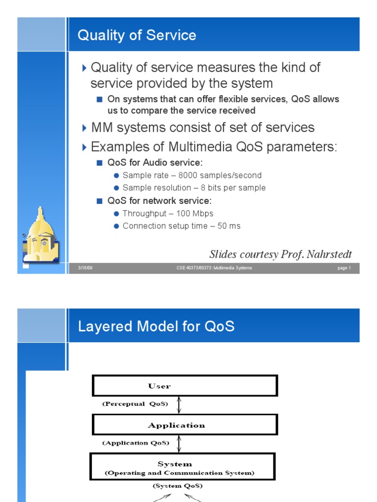 Lecture 20 | PDF | Quality Of Service | Routing