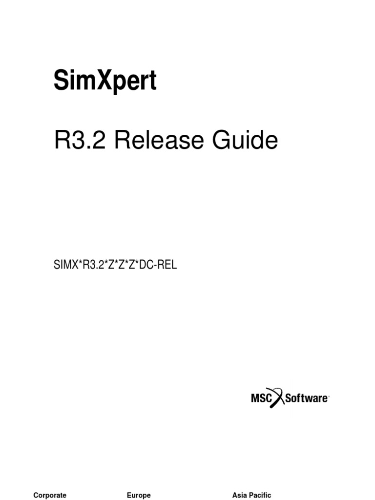 SimXpert R3.2 Release Guide | PDF | Simulation | Finite Element Method