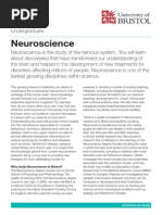 Statement of Purpose For Neuroscience | PDF