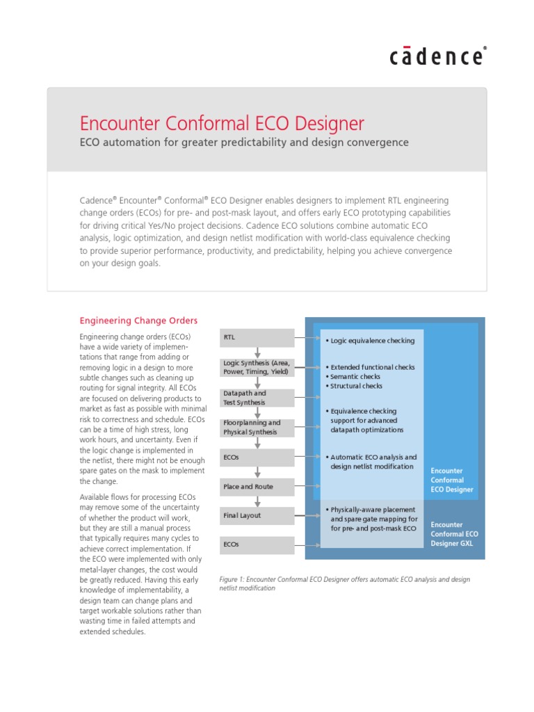 Conformal ECO Flow | PDF | Electronic Design | Areas Of Computer Science