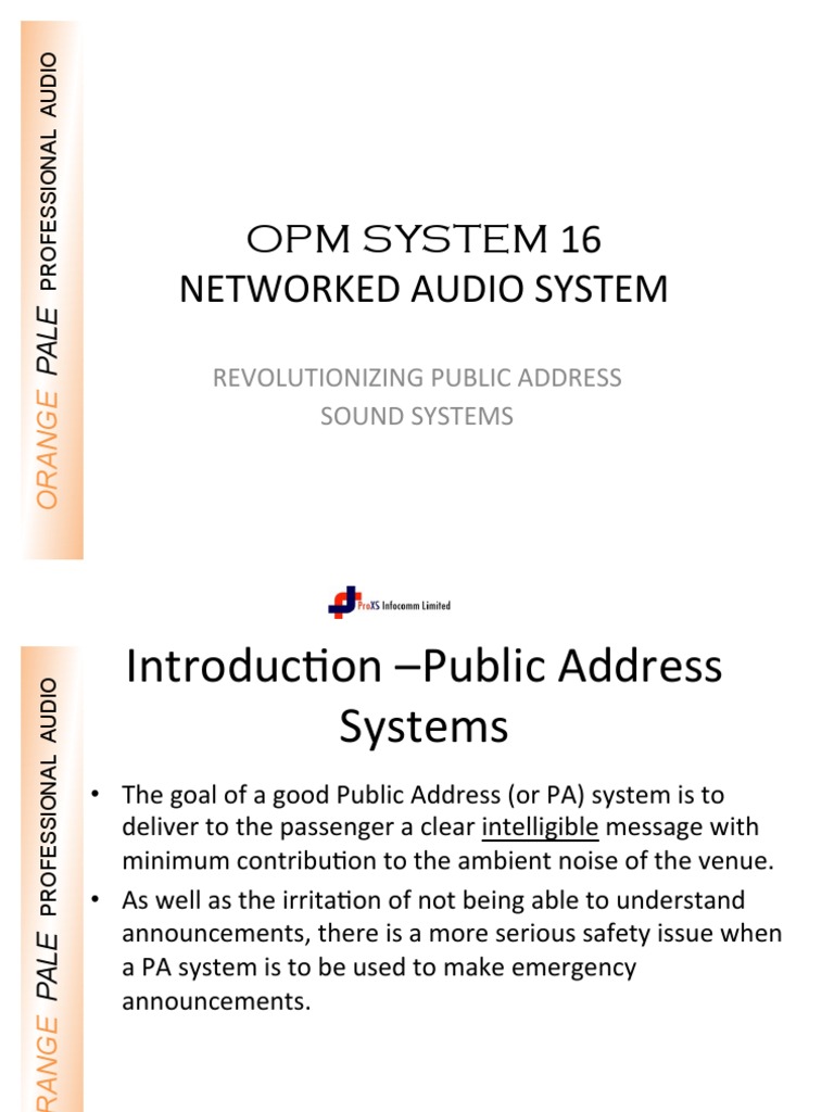 OPM 16 General | PDF | Electronic Engineering | Audio Electronics