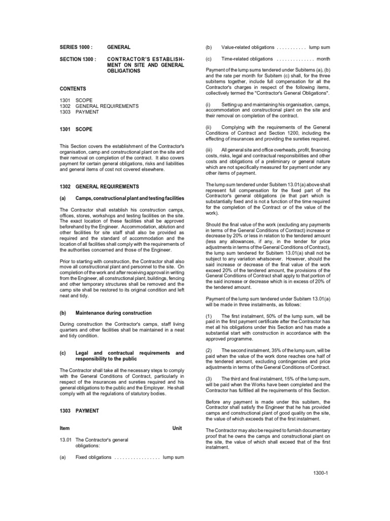 SATCC Section 1300 | PDF | Present Value | Employment