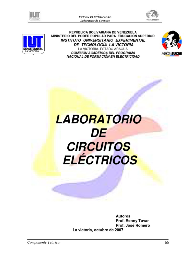 Laboratorio de Circuitos Electricos | PDF | Condensador | Resistencia Eléctrica y Conductancia