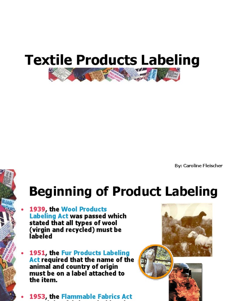 Care Label PowerPoint | PDF | Textiles | Fibers