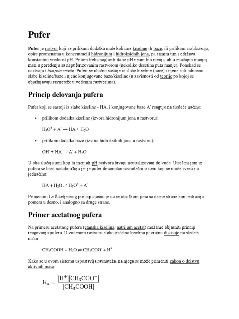 Pufer | PDF