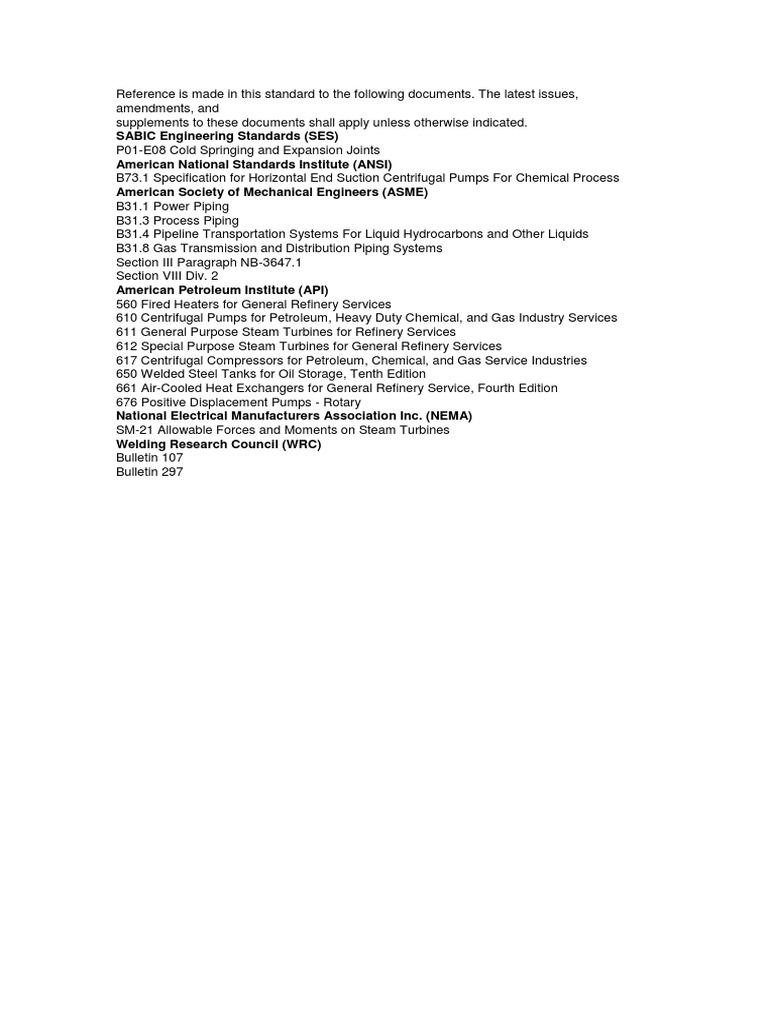 SABIC Engineering Standards Overview | PDF | Computers