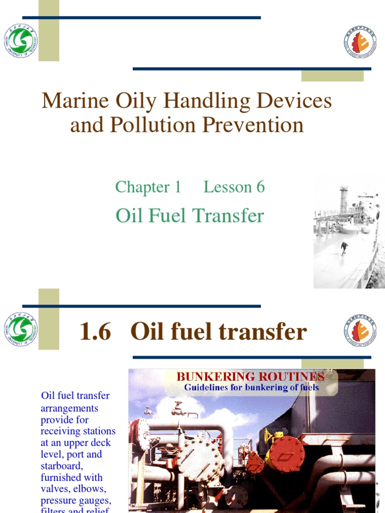 Marine Oily Handling Devices and Pollution Prevention: Oil Fuel ...