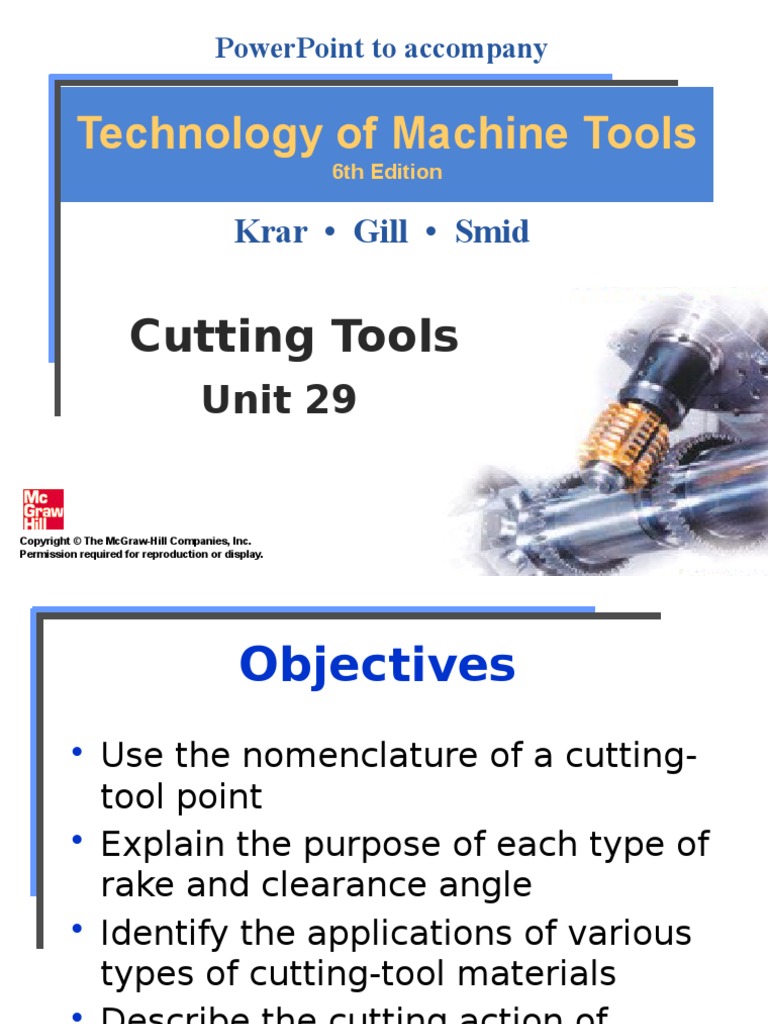 Technology of Machine Tools | PDF | Machining | Wear