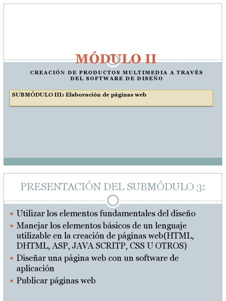 Creacion de Paginas Web | PDF | HTML | Página web
