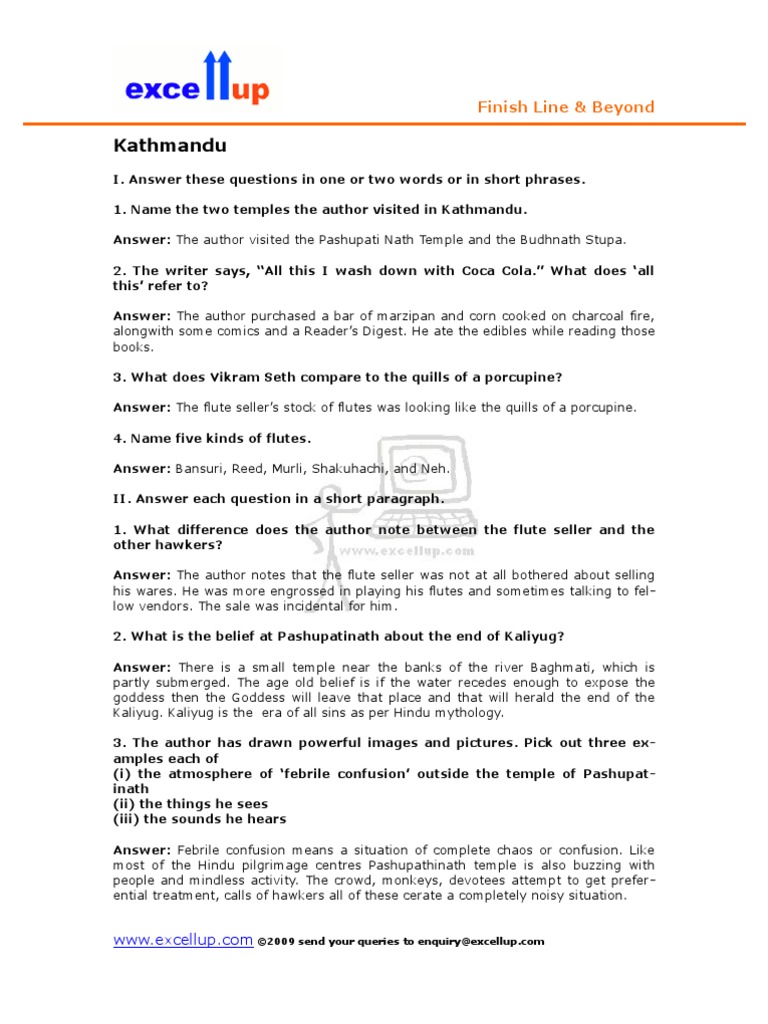 9 English Kathmandu | PDF | Kathmandu