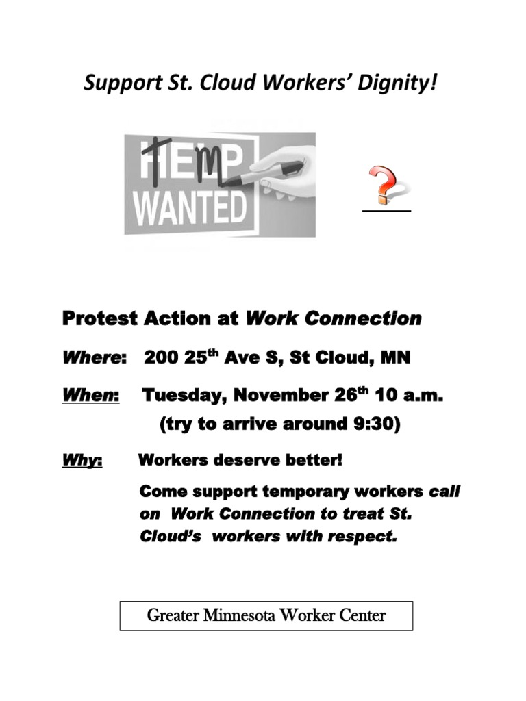 St. Cloud Workers' Protest Event | PDF