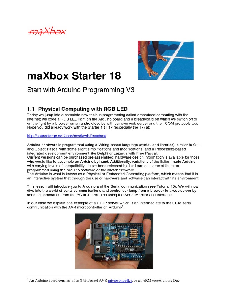 Coding With Arduino and RGB LED Maxbox - Starter18 - 3 | PDF | Hypertext Transfer Protocol ...