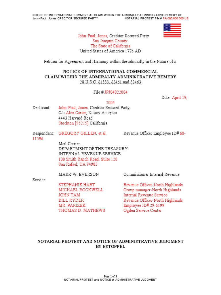 8 JPJ Notarial Protest | PDF | Notary Public | Legal Communication