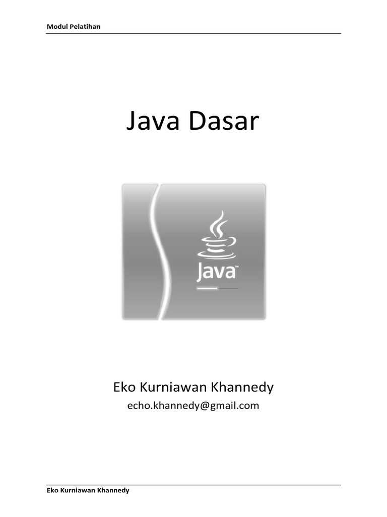 Java Dasar PDF | PDF