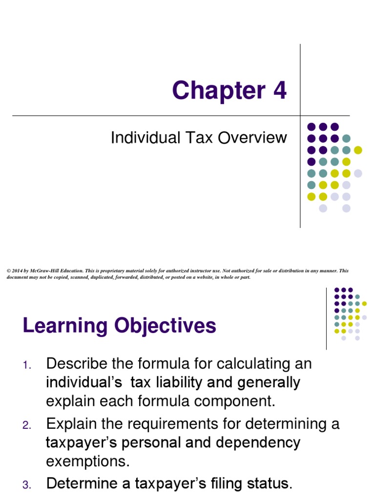 Individual Tax Overview | PDF | Income Tax In The United States ...