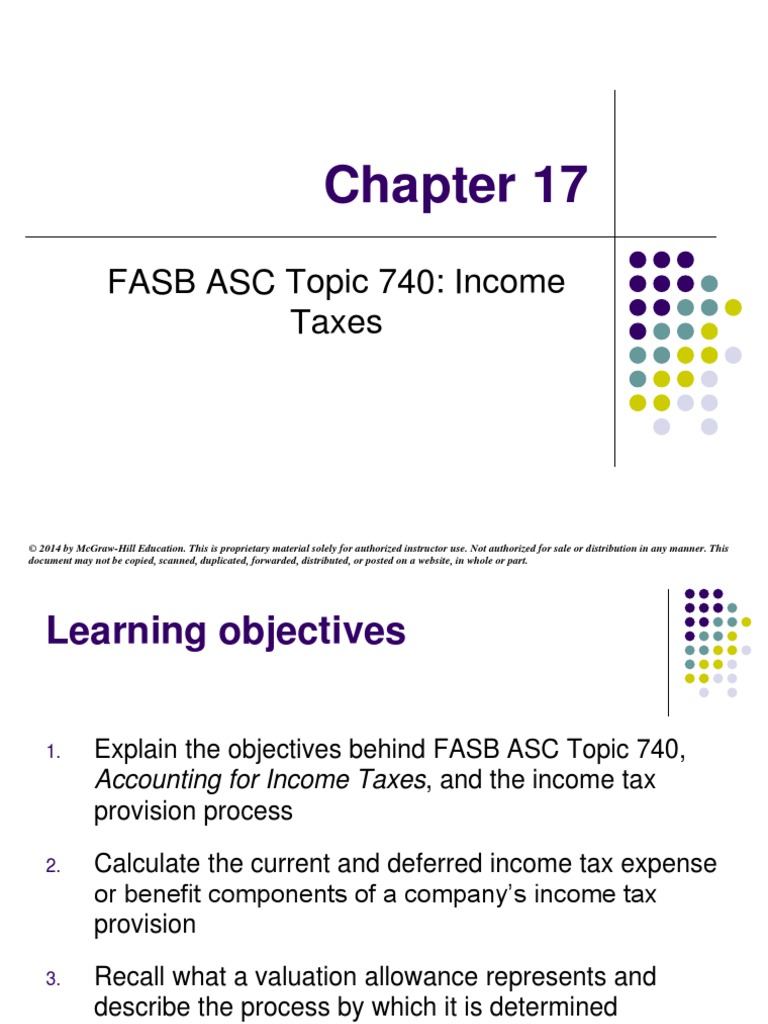 FASB ASC Topic 740: Income Taxes | PDF | Tax Expense | Deferred Tax