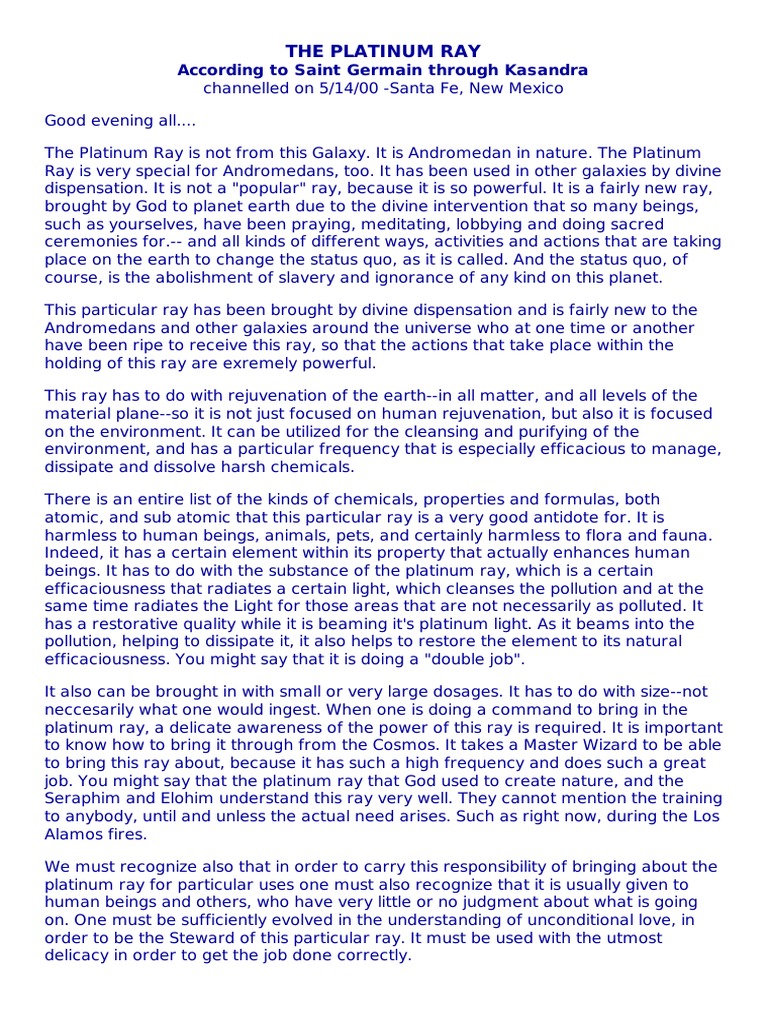 The Platinum Ray | PDF | Radioactive Waste | Ecology