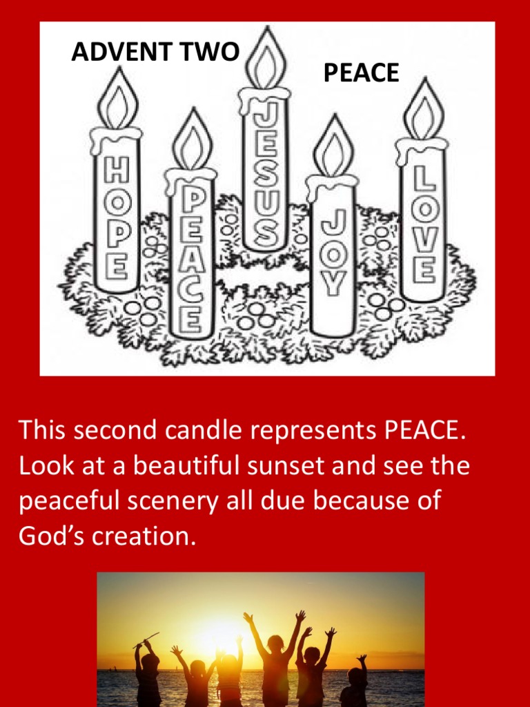 Advent For Kids Peace | PDF