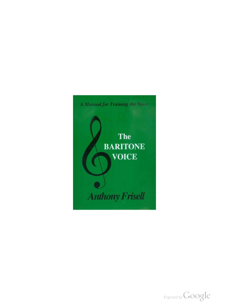 The Baritone Voice | PDF