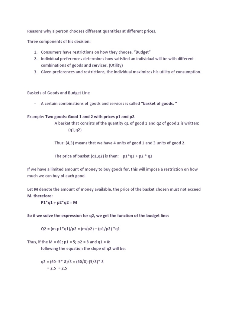 Consumer Choice Theory | PDF | Scientific Theories | Microeconomics