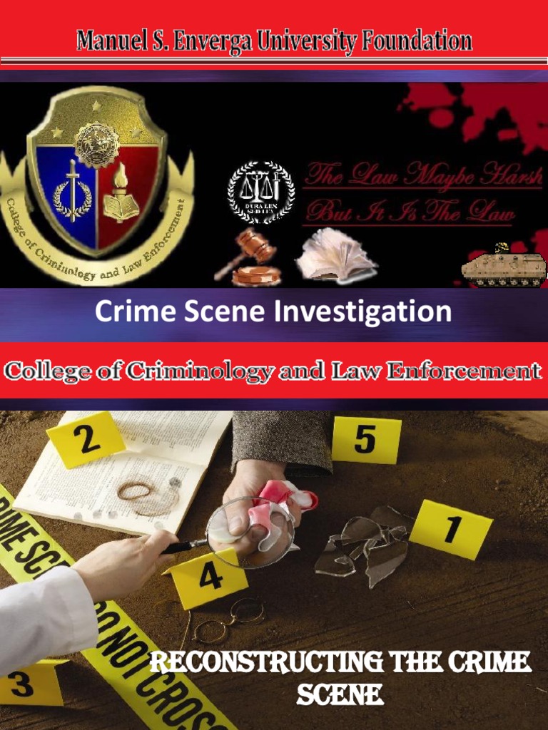 Reconstructing The Crime Scene | PDF | Crime Scene | Crime & Violence