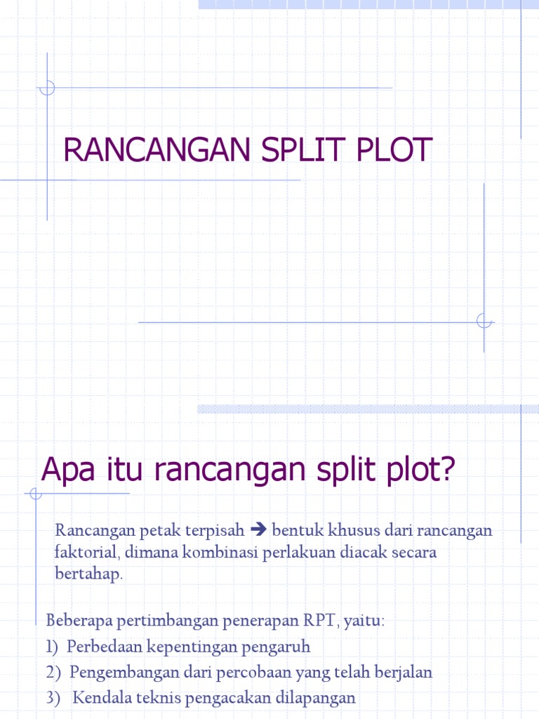 Split Plot | PDF