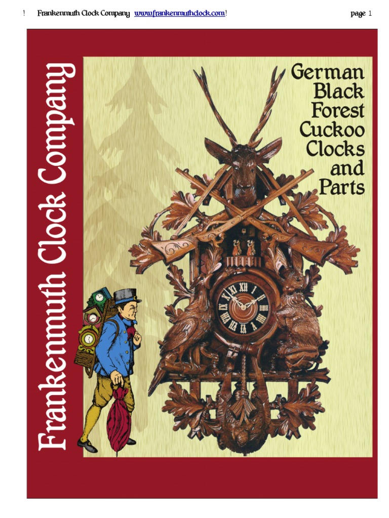 Frankenmuth Clock Parts Guide | PDF | Horology | Machines