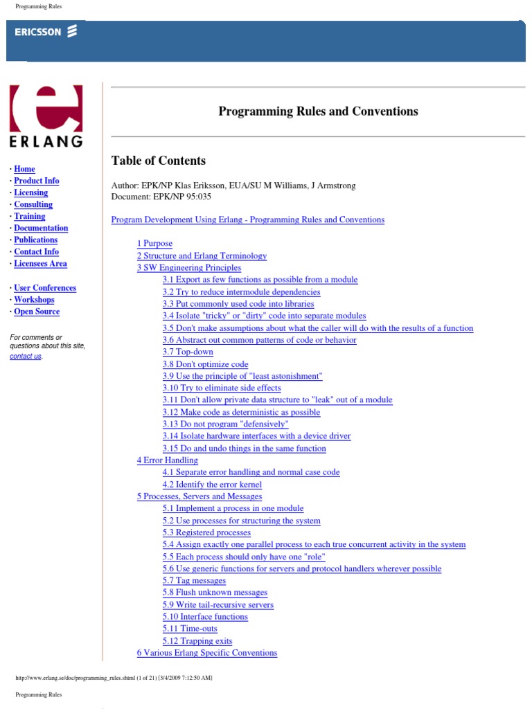 Erlang Programming Rules | Download Free PDF | Queue (Abstract Data ...
