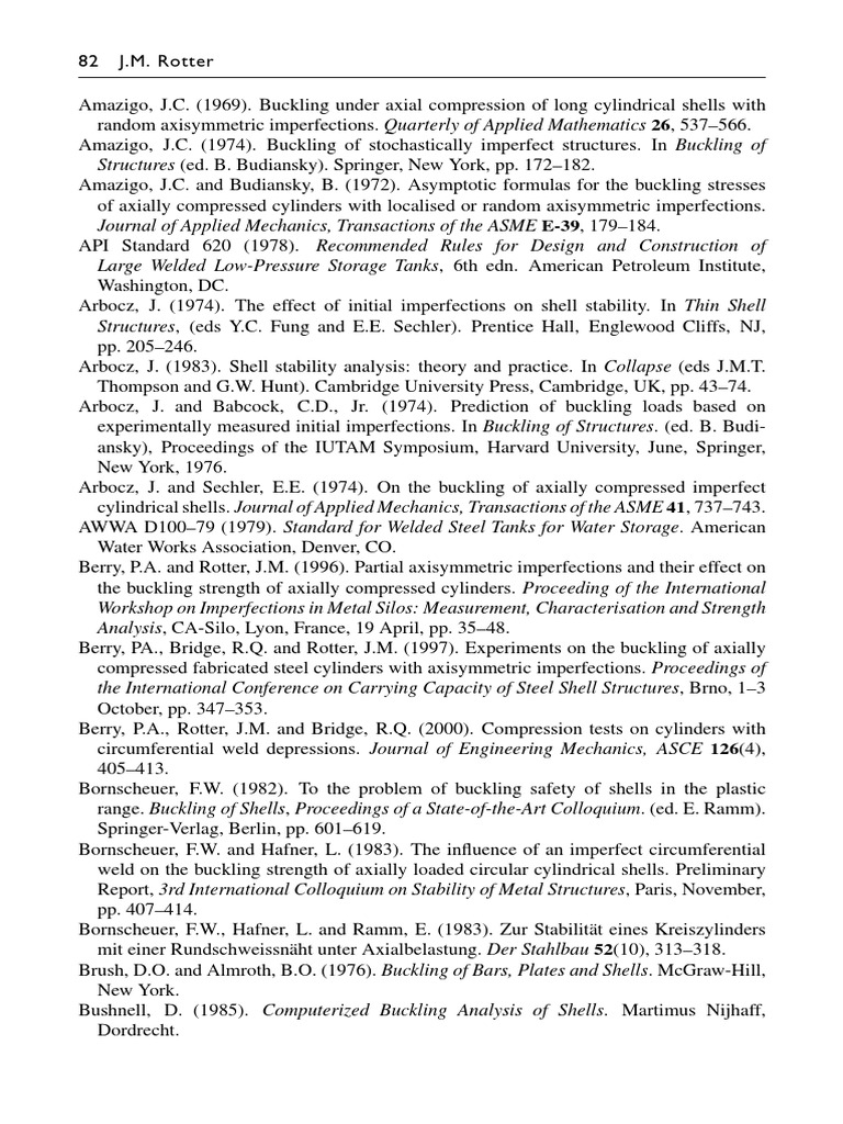 Buckling of Thin Metal Shells 107 | PDF | Buckling | Mechanical Engineering