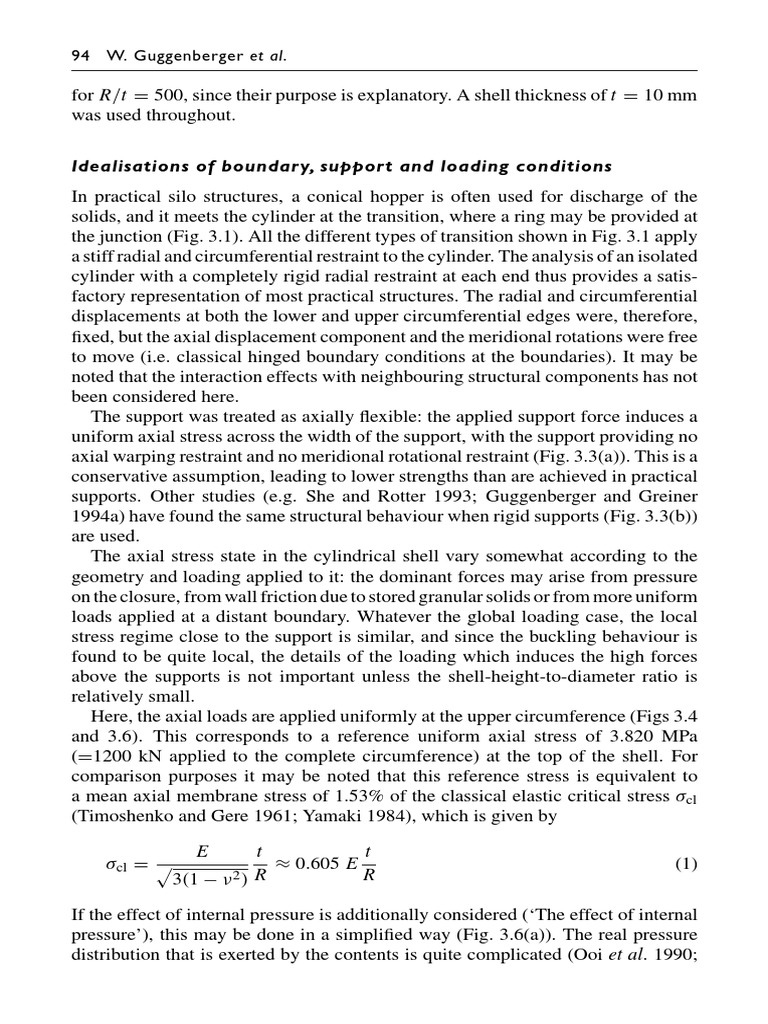 Buckling of Thin Metal Shells 119 | PDF | Stress (Mechanics) | Buckling