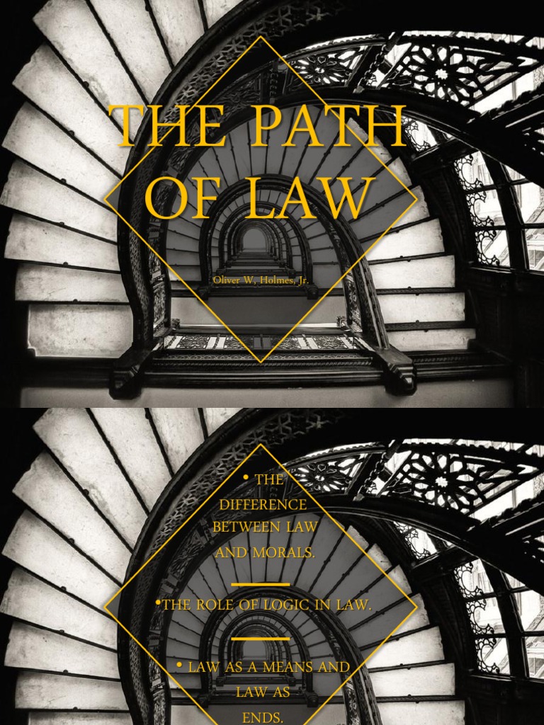 The Path of Law | PDF | Reason | Conscience