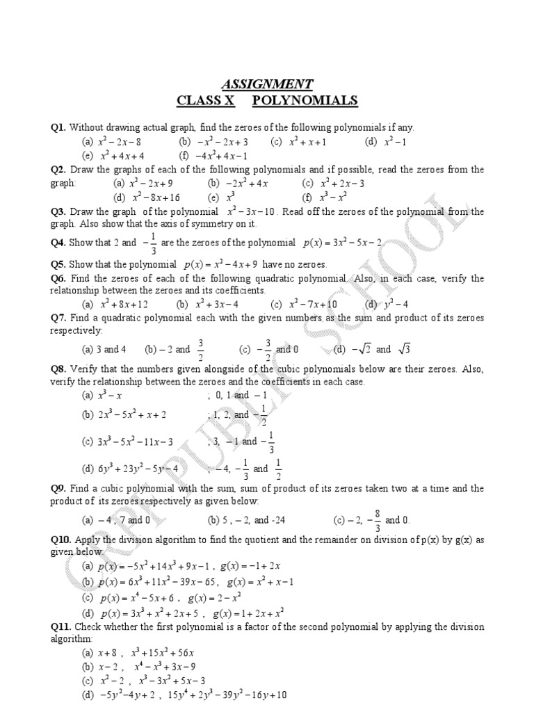 Ch2 Polynomials NEW | PDF | Polynomial | Numerical Analysis