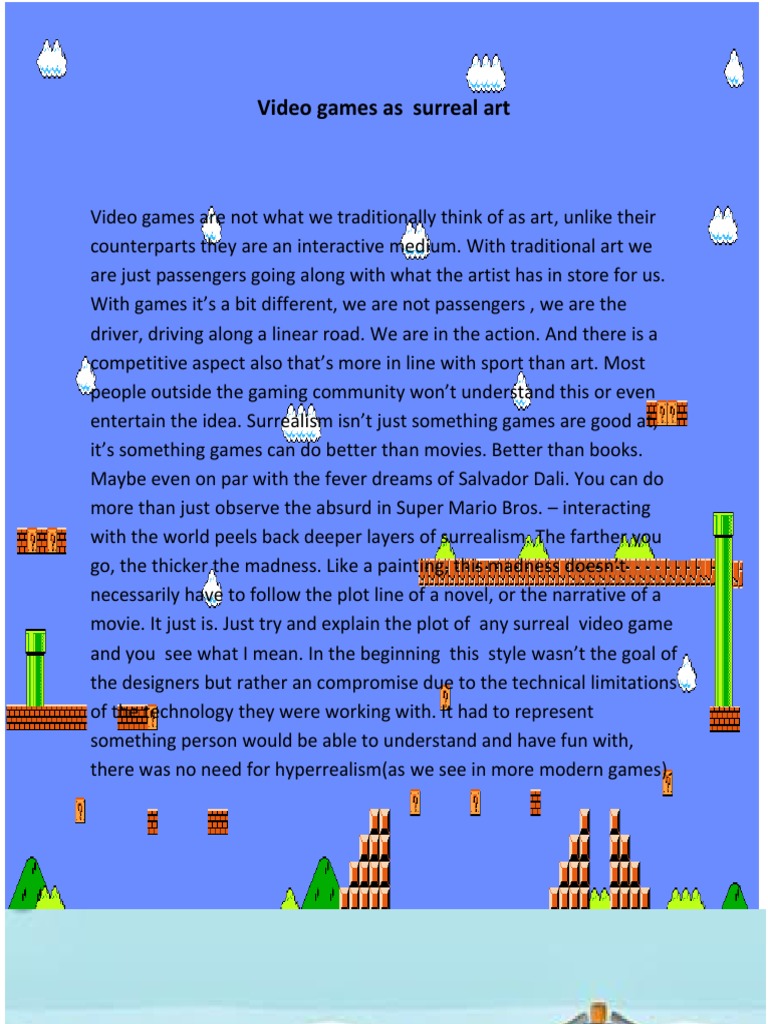 Video Games and Surrealism | PDF