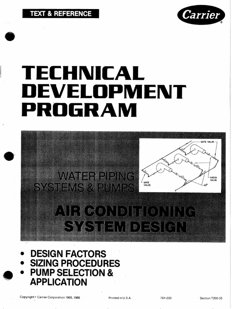 Technical Development Program For HVAC Piping & Pumps | PDF