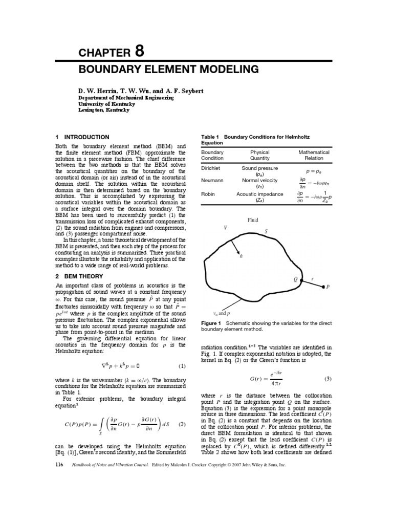 BEM Modelling | Download Free PDF | Boundary Element Method | Finite ...