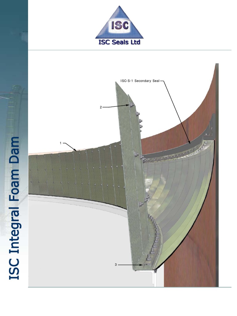 Specifications for the ISC Foamdam Integral Foam Dam Secondary Seal | PDF